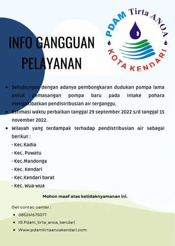 PERUMDAM Tirta Anoa Kota Kendari